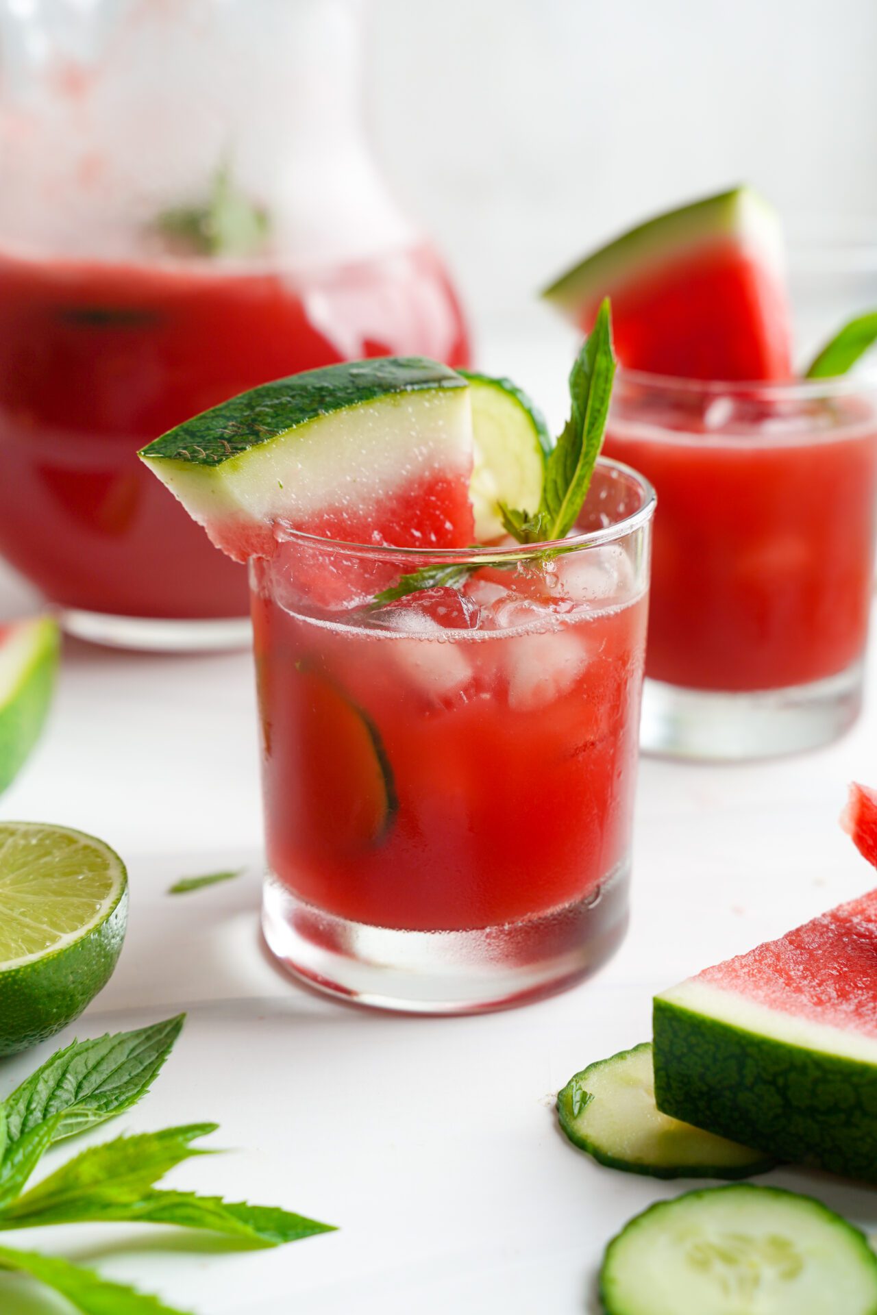 Fresh Watermelon Cucumber Cocktail Recipe – cookingwithcassandra.com
