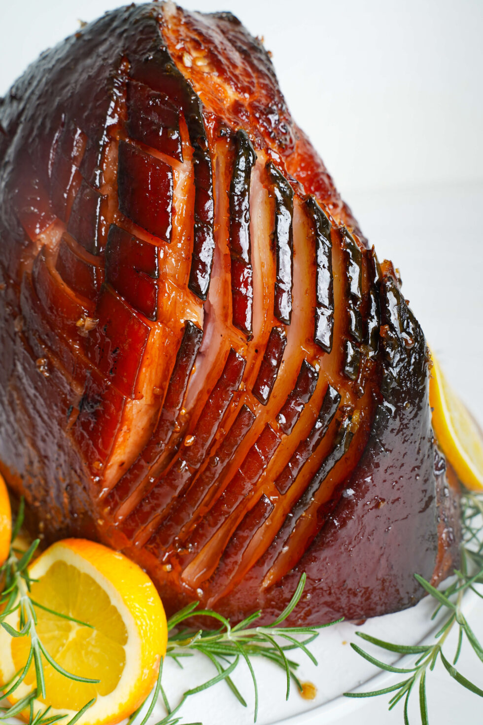 Easy Brown Sugar Glazed Ham - Cooking with Cassandra